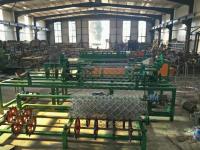 China 4m Width Double Wire Feeding Chain Link Fence Machine  Full Automatic for sale