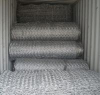 China 80mmx100mm 2mX1mX1m Gabion Mesh Basket Abrasion Resistance Economical for sale