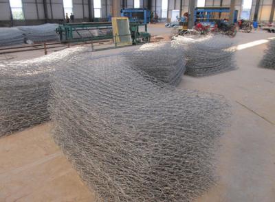 China 80*100mm Hexagonal Gabion Basket Hot Dipped Galvanized For Dam for sale