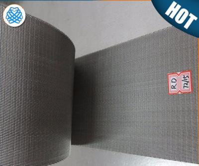 China 152*24  304 316 316L Stainless Steel Wire Mesh Belt For Plastic Extruder for sale