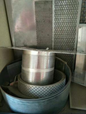 China 1mm thickness galvanized Perforated Metal Mesh Coil for sale