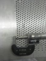 China Stainless Steel Perforated Sheet Metal Panels For Sieve 3m Thickness for sale