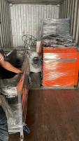 China Zimbabwe Customer Full Automatic Brick Force Welded Wire Mesh Making Machine 115 230mm for sale