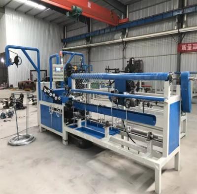 China 4m width full automatic double wire/single wire Chain Link Fence wire mesh Making Machine for sale