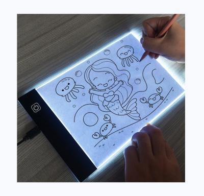 China Micro USB 5V Led Light Pad 3 Levels Adjustable Brightness Multifunctional Copying Tracing Board Drawing Board Great Kids for sale