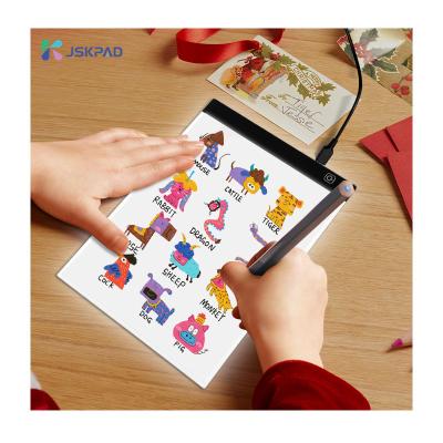 China Micro USB 5V 198w Ultra Thin Portable LED Light Box Pad Dimmable Three Bright Drawing Tracing Board for 2D Animation for sale