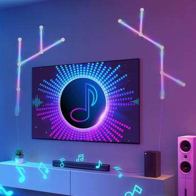 China Button APP Control RGB LED Color Changing Gaming Lights 2025 Strip Lights Compatible with Smart Life Music Sync APP for sale
