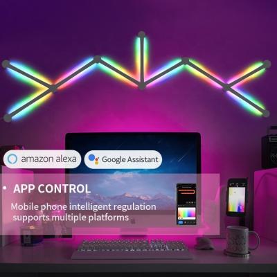 China Input Voltage 110240V Smart WiFi RGB Music Sync LED Light Bar Modern Wall Strip App Control Perfect for Gaming Streaming for sale