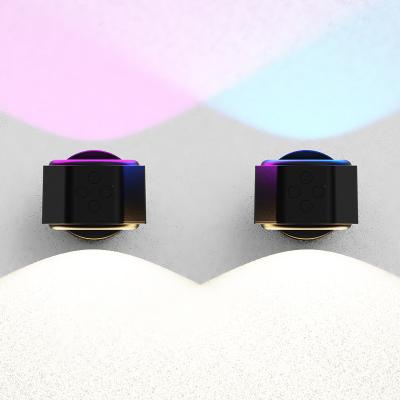 China Charging time 3h Rechargeable Wireless RGB Wall Light Modern Design Custom Ambient Room Decoration Lamp for sale