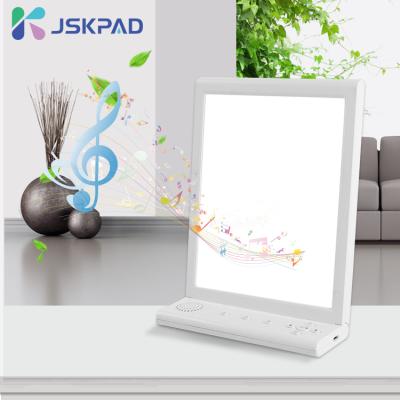 China White ABS Lamp Body Baby Night Light Sound Machine White Noise Music Sleep Lamp UV Free 10000 Lux LED SAD Light Therapy for sale