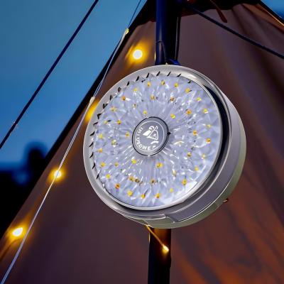 China 4.2V Rechargeable LED Camping Lantern Featuring RGB Modes and Adjustable Brightness Essential Outdoor Camping Light Gear for sale