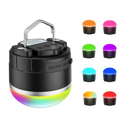 China 4.2V Durable IP44 5W Portable RGB LED Camp Light Set Battery Operated Tent Lantern Suitable for Garden Outdoor Emergency for sale