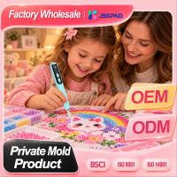 China Factory Direct Wholesale Hot Sale Replaceable Tips Non Slip Grip 3 Suction 3 Brightness Lighted Electric Diamond Art Pen for sale
