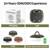 China Factory Direct Sales Hot Selling LED Tape Measure Storage Light Strobe Modes White/Ambient Lighting Camping Use IP44 Rated for sale
