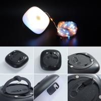 China Factory Direct Sales Hot Selling Camping LED Light with Magnetic Tape Measure Storage 2 Lighting Modes LED Strip Wire Light for sale