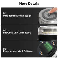 China Factory Direct Spain 2026 New Regulation Baliza V16 Conectada DGT 3.0 Wireless LED Beacon Light IP65 Waterproof 3-Hour Emergency for sale