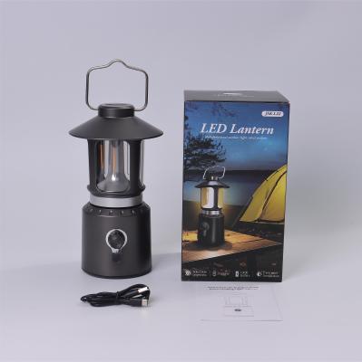 China Best Seller 290mm IPX4 Waterproof Rechargeable Vintage Camping Lantern LED Light Source Hot Sale for Garden Application for sale