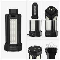China Top Selling 16000mAh Portable LED Telescopic Camping Light with Phone Charger Four-leaf Lighting for Outdoor Adventures for sale