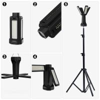 China 2025 Upgrade 16000mAh LED Camping Light IP67 Waterproof 10000Lm Brightness SOS Mode Space Saving Foldable Emergency Four-leaf for sale