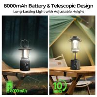 China Premium IPX4 Waterproof Vintage Camping Lantern 21700 Battery 290mm Height Best for Outdoor for sale
