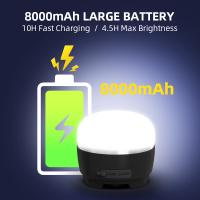 China Bulk Order 500LM USB Output Solar Camping Light 21700 Battery Multi-Color LED Outdoor Rechargeable Lantern for Garden Use for sale