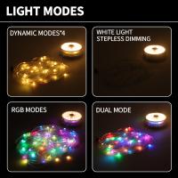 China Wholesale 4000mAh Rechargeable LED Camping Light with Dynamic Modes RGB Modes Outdoor Camping Light for sale