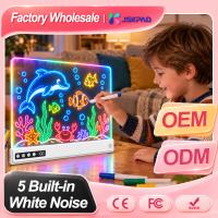 China Factory Direct Hot Selling ultra Slim 11mm Body Type C Charging 18 RGB Light Effects LED Drawing Board for sale