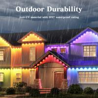 China Wholesale 24V RGB LED Eaves Lights IP67 Waterproof Smart for Bluetooth Control High Brightness Permanent Outdoor Christmas Light for sale
