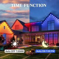 China Wholesale 24V RGB LED Eaves Lights IP67 Waterproof Smart for Bluetooth Control High Brightness Permanent Outdoor Christmas Light for sale