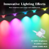China Wholesale 24V RGB LED Eaves Lights IP67 Waterproof Smart for Bluetooth Control High Brightness Permanent Outdoor Christmas Light for sale