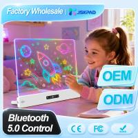 China Factory Direct Trending Light up Dry Erase Board Memo Board Bluetooth 5 18 RGB Modes Music Sync Rhythm LED Drawing Board for sale