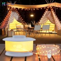 China RGB Outdoor Camping Light Waterproof Camping Ambient Light Strips 10m Ultra-Long RGB String Lamp Portable Outdoor Camping Light for sale