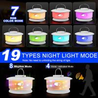 China Portable Multifunctional Waterproof Led Rechargeable Camping Lanterns Outdoor Camping Lamps With Usb Charger for sale
