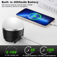 China Use Mobile Battery Dimming 360 Usb Multifunctional Emergency Outdoor Led Light Camping Lamps With Power Bank for sale
