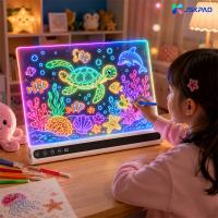 China Best Selling Factory Direct Sale Dimmable Bedroom Night Light Four Gear Timing Built in White Noise LED Drawing Board for sale
