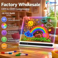 China Best Selling Factory Direct Sale Dimmable Bedroom Night Light Four Gear Timing Built in White Noise LED Drawing Board for sale
