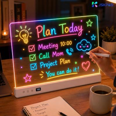 China Built-in Microphone Music Rhythm 7 Static 7 Dynamic Lights LED Plastic 15 Inch Drawing Board for sale
