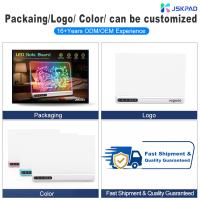 China Factory Direct OEM ODM Customizable Logo Rechargeable RGB Light Acrylic Erasable Memo Board Bulk Order LED Drawing Board for sale