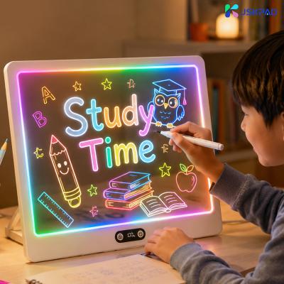 China Factory Direct Sales Hot Sale Wipe Clean No Ghost Kids Drawing Shop Menu Sign Light Board LED Drawing Board for sale