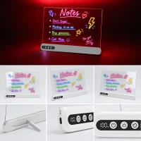 China Hot Sale LED Night Light Board 14 Light Modes Adjustable Brightness Rechargeable Easy Use Factory Direct Sales LED Drawing Board for sale