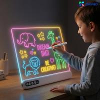 China Hot Sale Office Notice Drawing Board 14 Light Modes Adjustable Brightness Timer Function Factory Direct Sales LED Drawing Board for sale