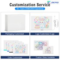 China Custom Size Logo Packaging Acrylic Panel for Home Store Office School Decor Factory Direct Sale Hot Selling LED Drawing Board for sale