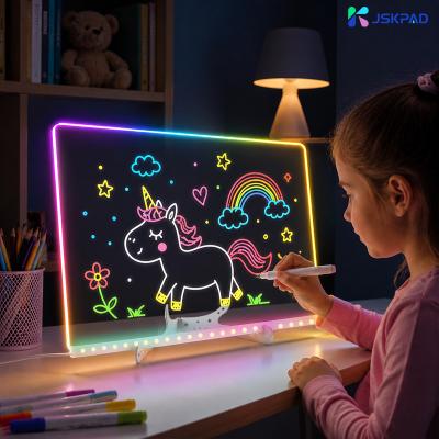China Adjustable Brightness Wired Controller Drawing Room Decor Bar Cafe Menu Factory Direct Sale Hot Selling LED Drawing Board for sale