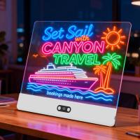 China Factory Direct Sales Hot Selling 350x260x11mm 0.4A Current 3Wh Lifespan 1500mAh 7 Color Dimmable LED Drawing Board for sale