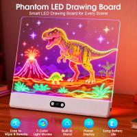 China Factory Direct Sales Hot Selling 350x260x11mm 0.4A Current 3Wh Lifespan 1500mAh 7 Color Dimmable LED Drawing Board for sale
