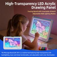 China Factory Direct Hot Sale Portable Rechargeable Light Box for Kids Tracing and Room Decoration With 1500mAh LED Drawing Board for sale