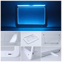 China Factory Direct 10 Color Square Night Light with Stand Portable Rechargeable LED Message Board Home Middle for sale