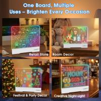 China Home Kids Room School Art Class Use Hot Sale 7-Color Dimming 1500mAh Battery Factory Direct Sale USB Working LED Drawing Board for sale