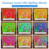 China Home Kids Room School Art Class Use Hot Sale 7-Color Dimming 1500mAh Battery Factory Direct Sale USB Working LED Drawing Board for sale