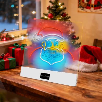 China Factory Direct Hot Sale Desk Lamp with LED Power Display Touch Dimming Warm RGB Light Portable LED Drawing Board for sale